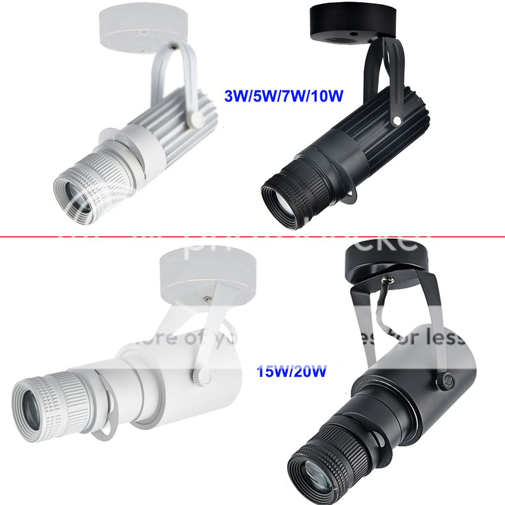 LED COB Ceiling Light Picture Spotlight Focus Lamp Adjustable Aperture ...