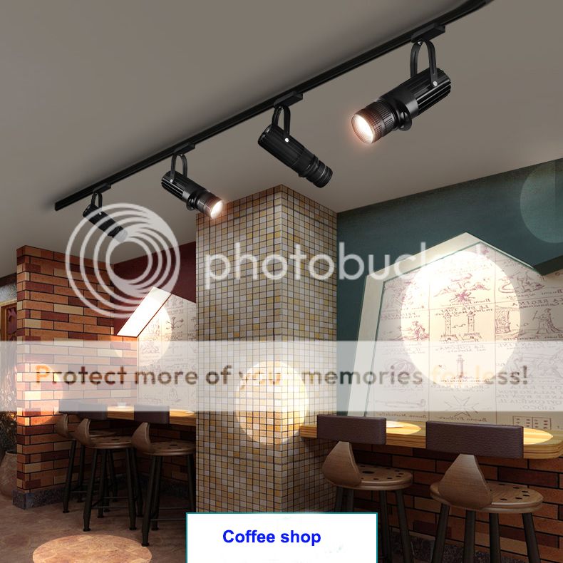 COB LED Ceiling Light Track Lamp Rail Picture Spotlight Adjustable ...
